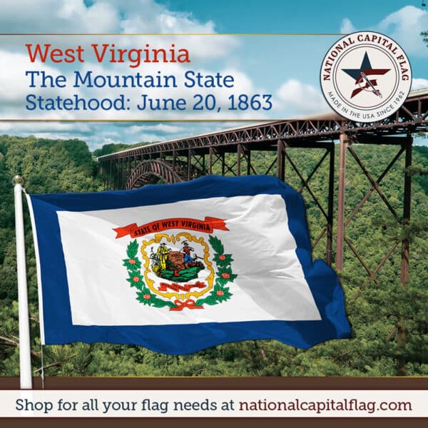 West Virginia Statehood Anniversary - National Capital Flag